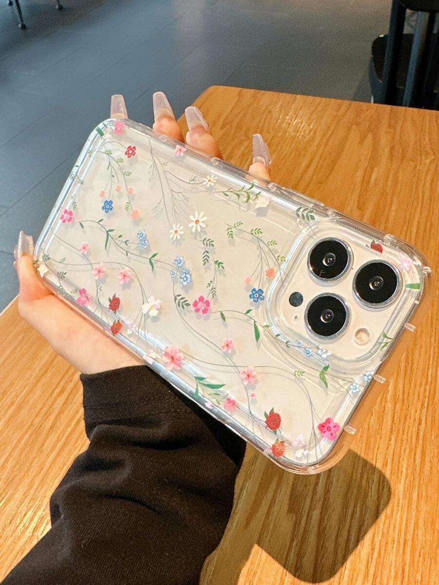 Summer Airbag Transparent Protective Case Compatible With Iphone 15 ...