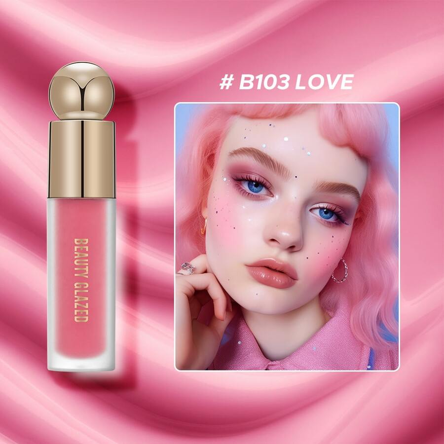 beauty glazed Soft Cream Blush Makeup, Liquid Blush For Cheeks ...