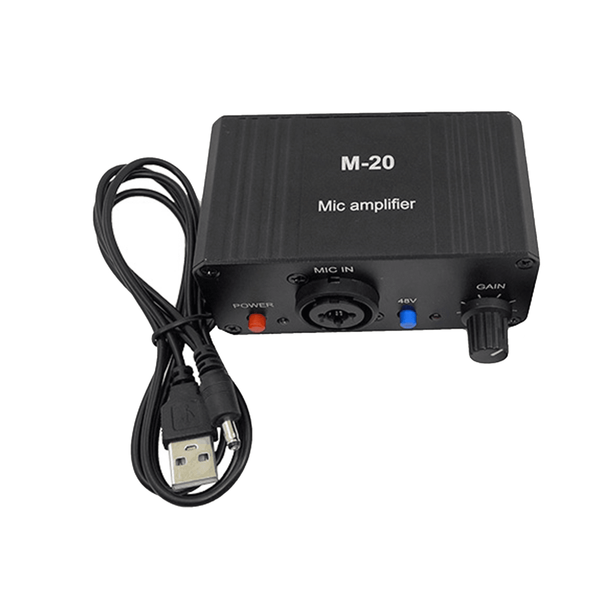 Dynamic Microphone Condenser Microphone Amplifier M-20 for Live Sound ...