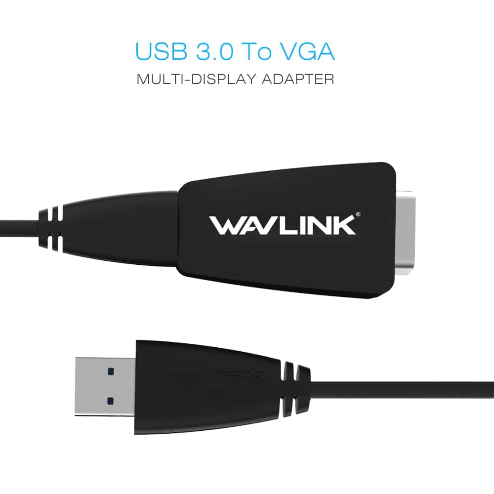 WAVLINK Super Speed USB 3.0 To VGA Adapter External Graphic Card ...