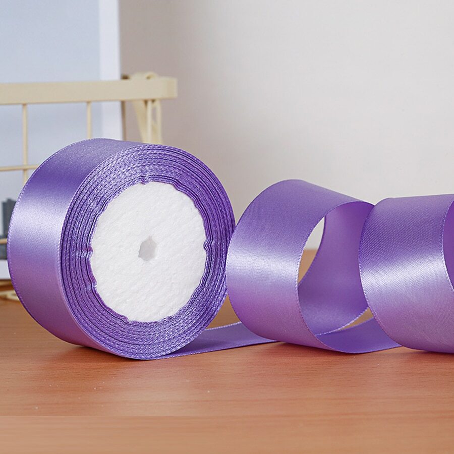 1/5pcs Colorful Gift Wrapping Ribbons, Satin Ribbons, Silk Ribbons, 4cm ...