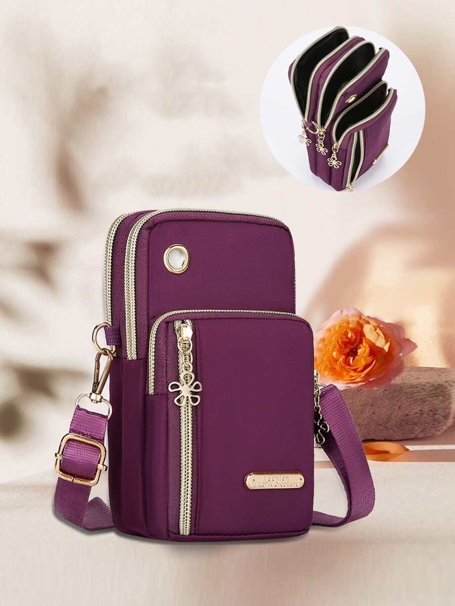 Small Shoulder Bags Nylon girl Mobile Phone Bags Mini Female Messenger ...