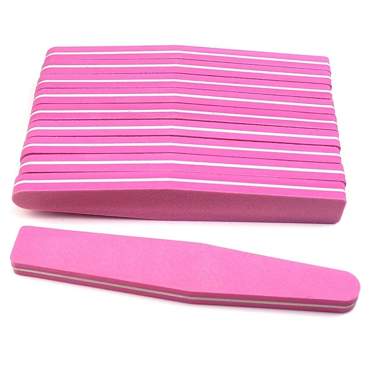 Manicure sponge buffer, coarse thick sanding strip, double-sided ...