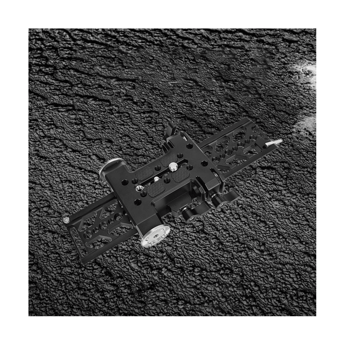 10 Inch Dovetail Plate and QR Baseplate with Double 15Mm Rod Adapter ...