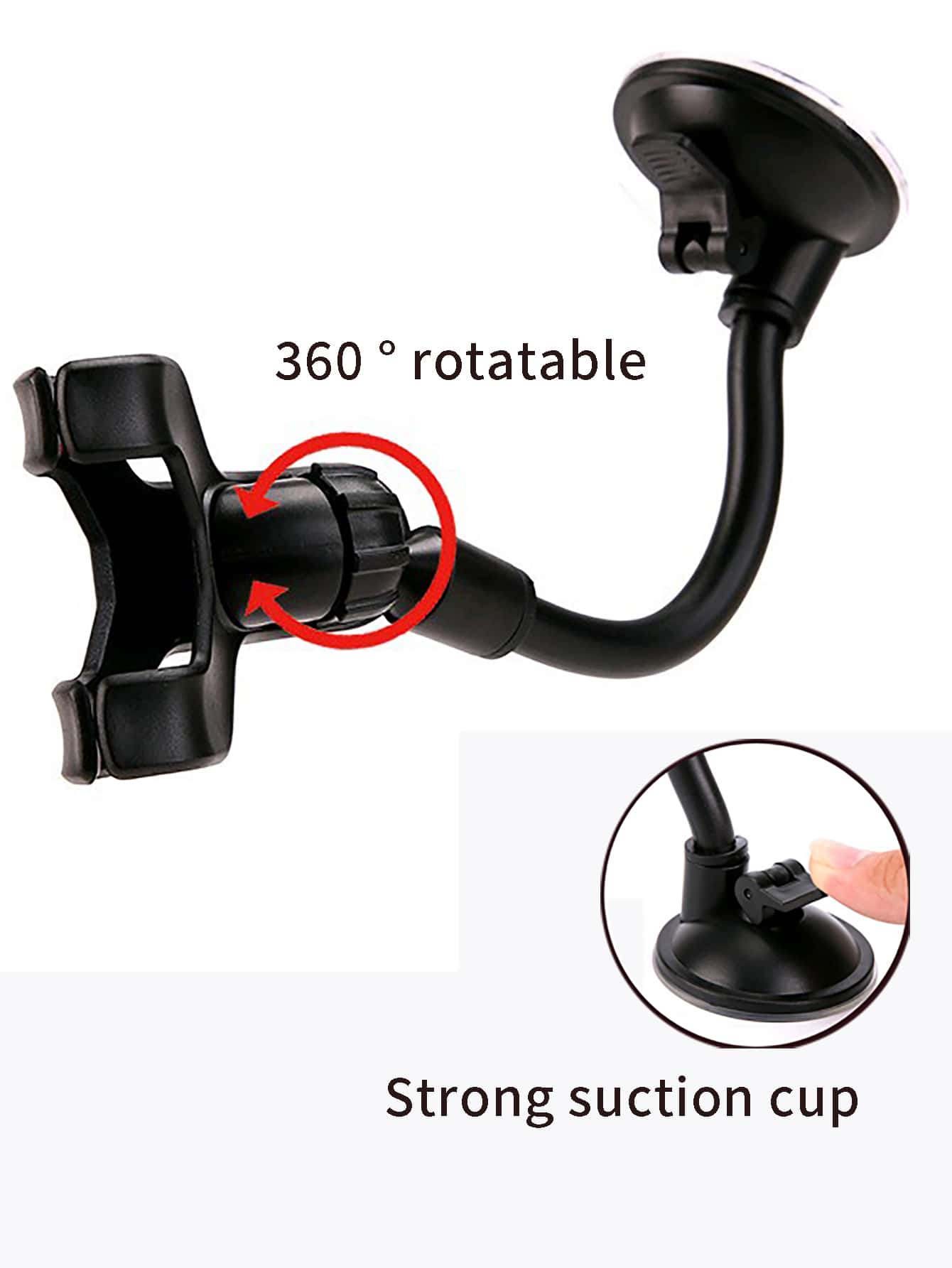 Portable Stand With Suction Cup
