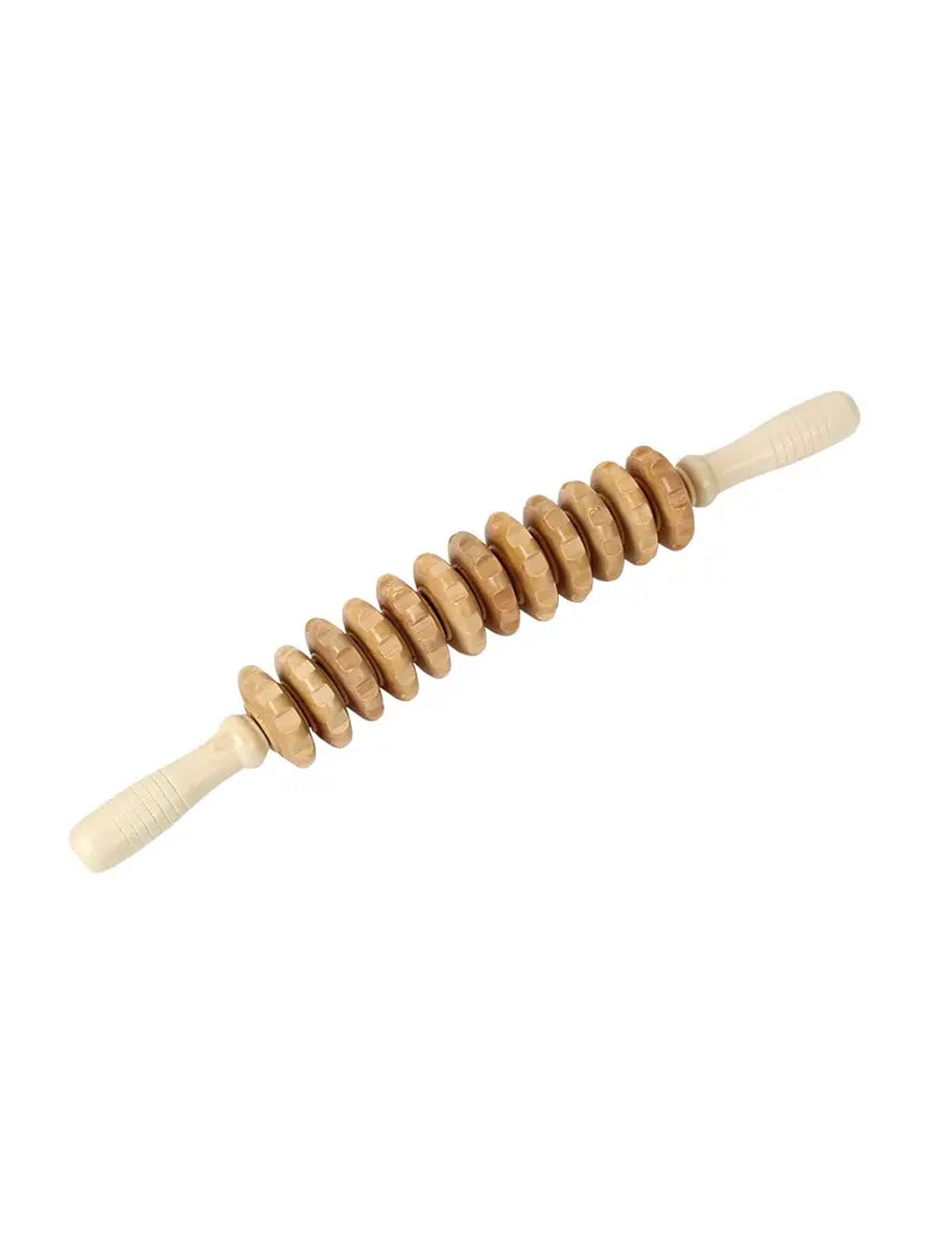 1 Manual Roller Body muscle relaxation massager - Wooden massage Roller ...
