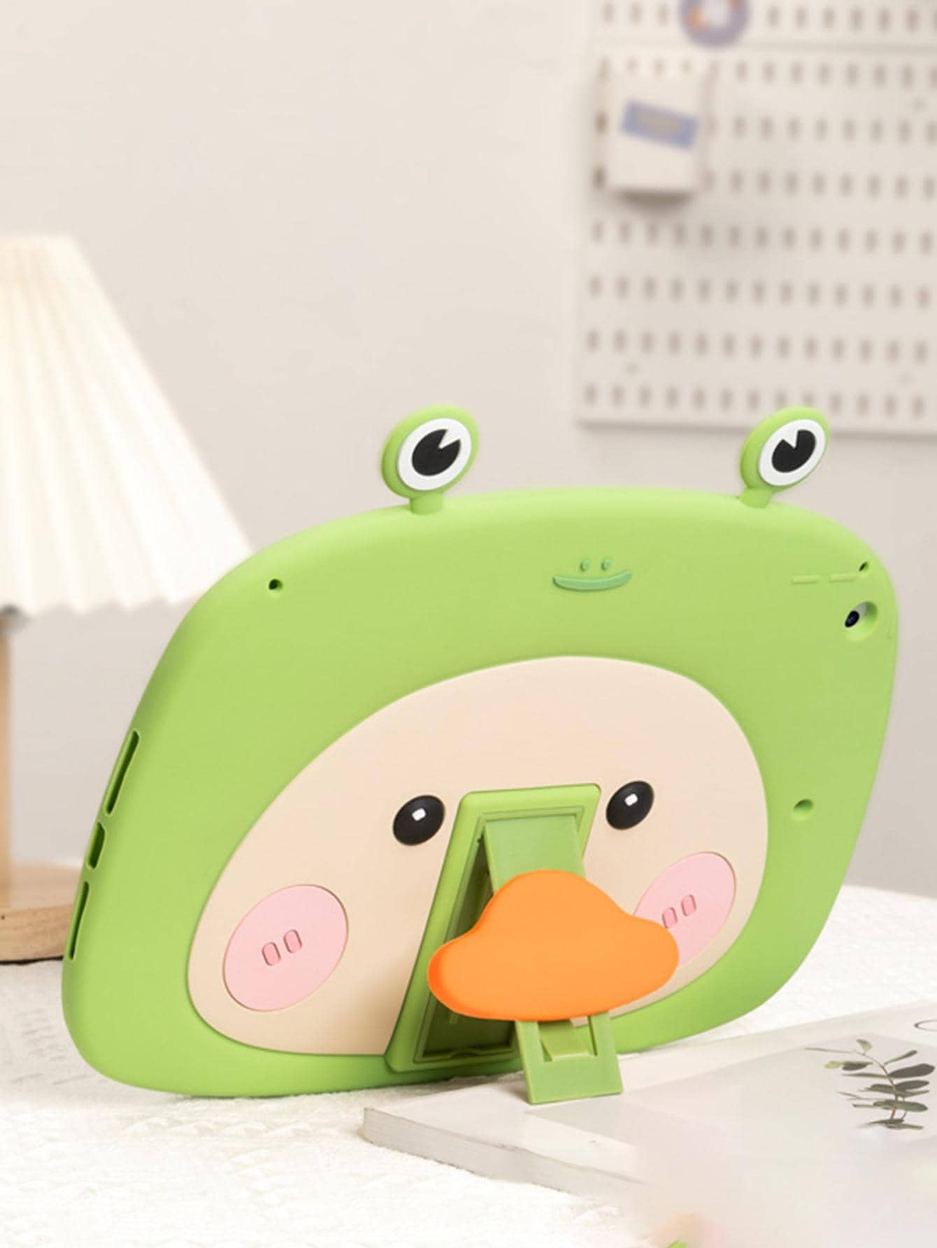 Cute Frog And Duck Pattern Tablet Case | SHEIN USA