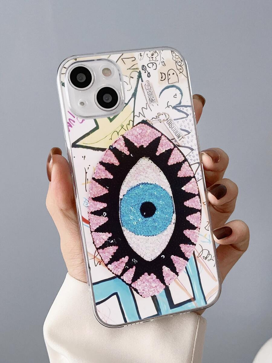 Eye Pattern Phone Case | SHEIN USA
