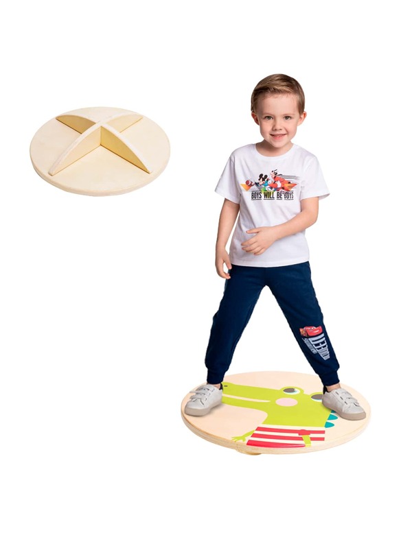 Christmas toys Wooden Balance Board Kids With Crossed Base Balance Kids ...