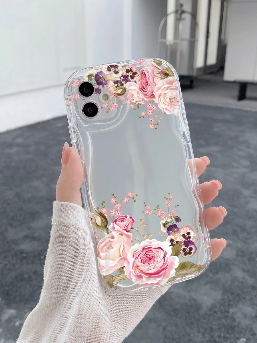 Floral Clear Phone Case | SHEIN USA