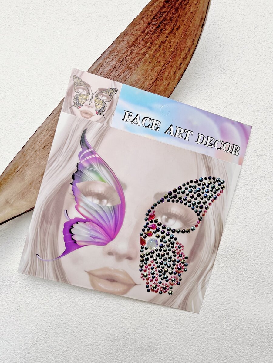 Face Adhesive Stickers For Makeup, Gemstone Stickers For Forehead/face ...