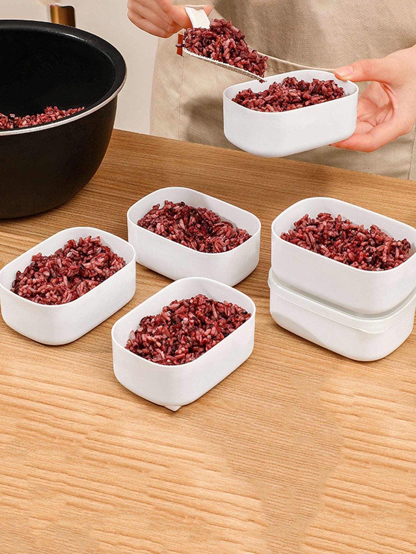 Rice Box, Multi-grain Separated Freezing Box, Brown Rice Reducing Fat ...