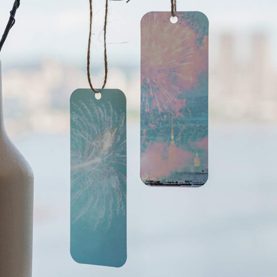 5pcs Fireworks Pattern Bookmarks | SHEIN USA