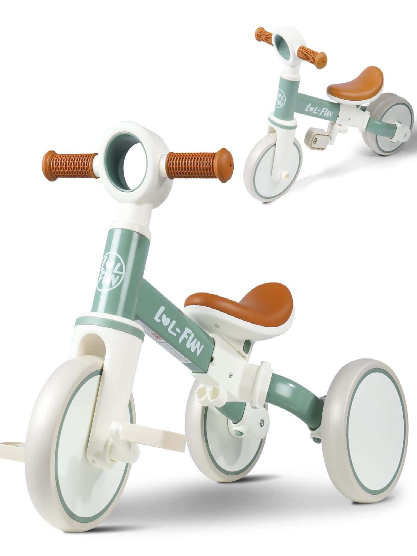 4 in 1 Toddler Balance Bike for 1-4 Years Old Boys Girls Gift, 3 Wheel ...
