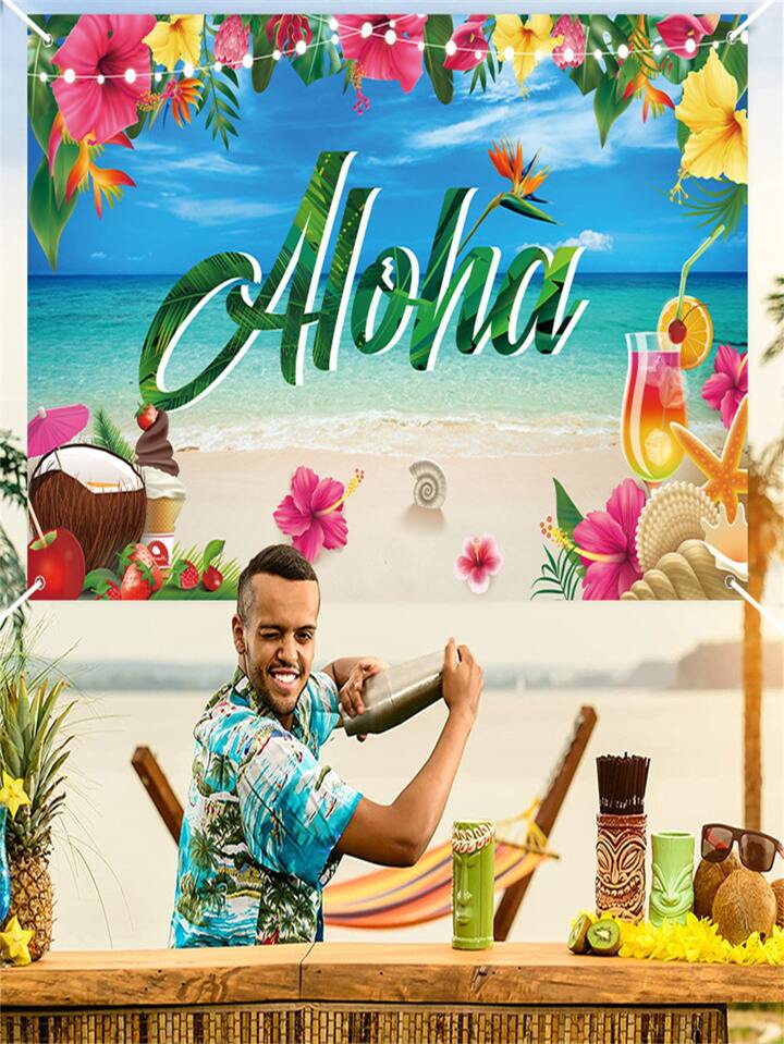 Luau Beach Background