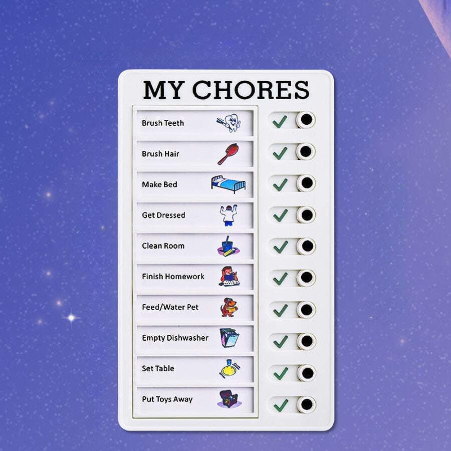 Self-discipline Punch Card Memo Plastic Board RV Checklist Motorhome ...