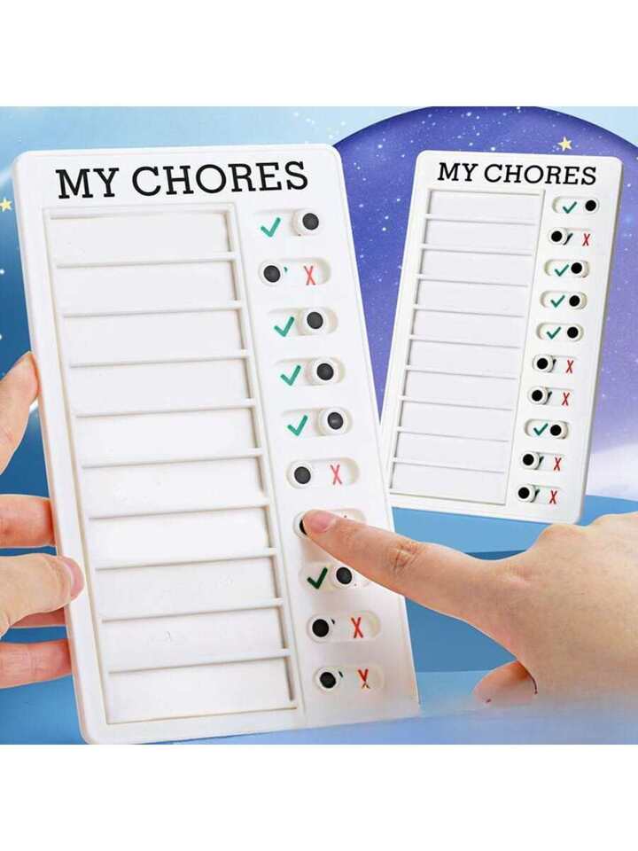 Self-discipline Punch Card Checker Memo Board RV Checklist With Sticky ...