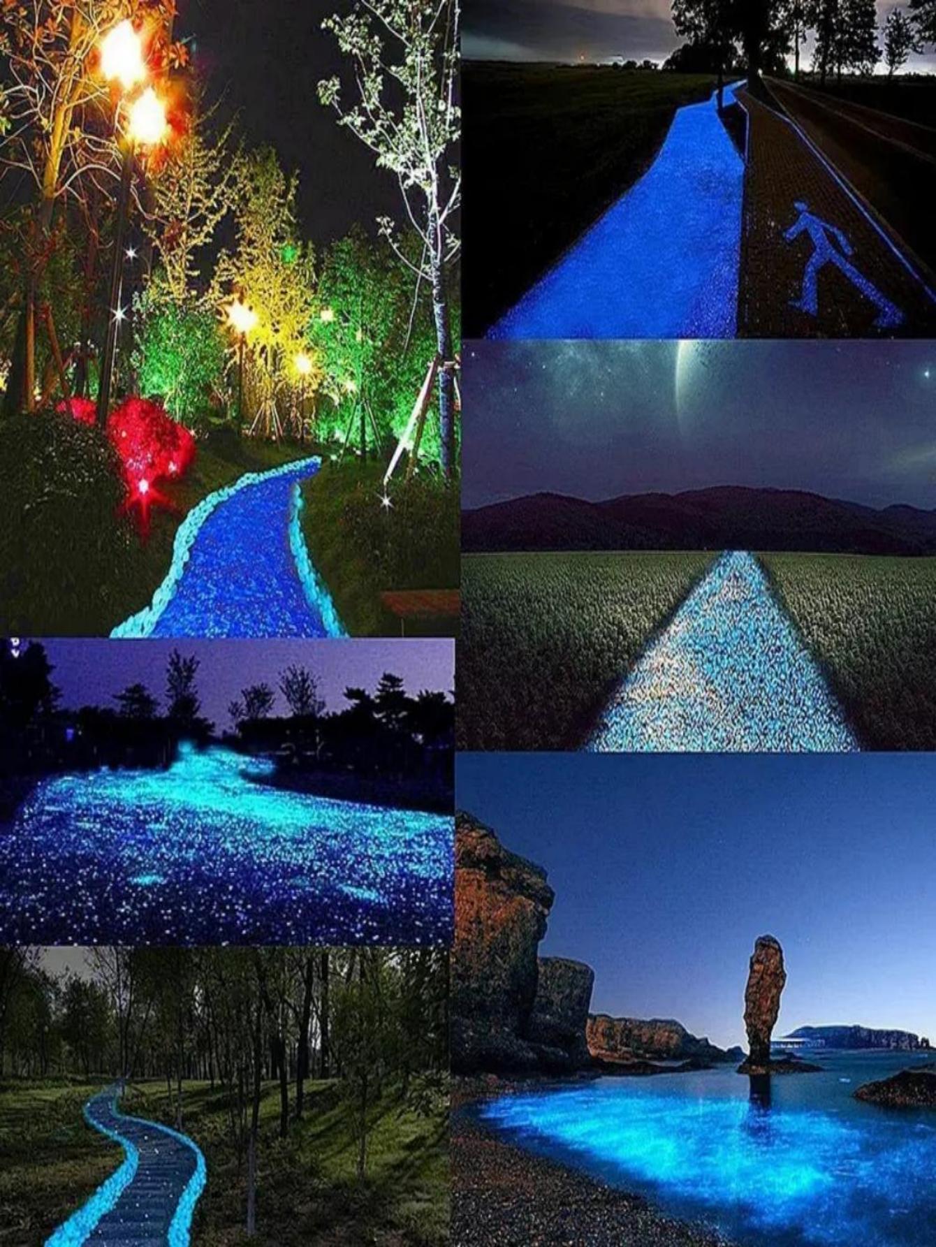 6000pcs/150g Glow In The Dark Stones, Garden Pebbles Rocks, Indoor ...