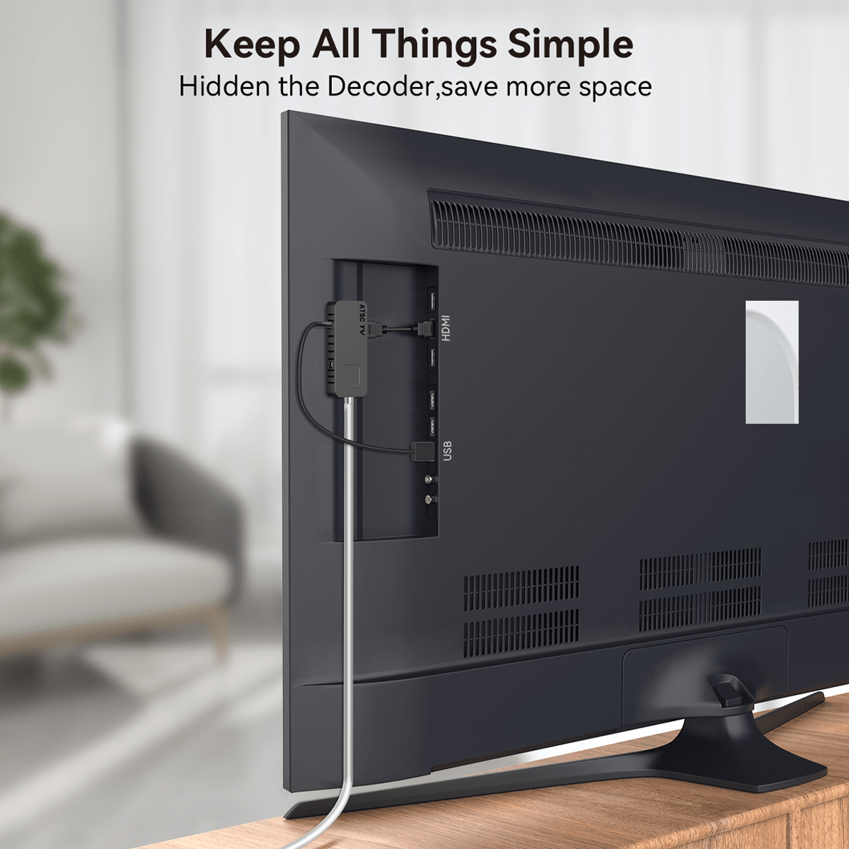 Ubisheng Decoder DVB-T2 Digital Terrestrial Receiver Mini Stick HDMI ...