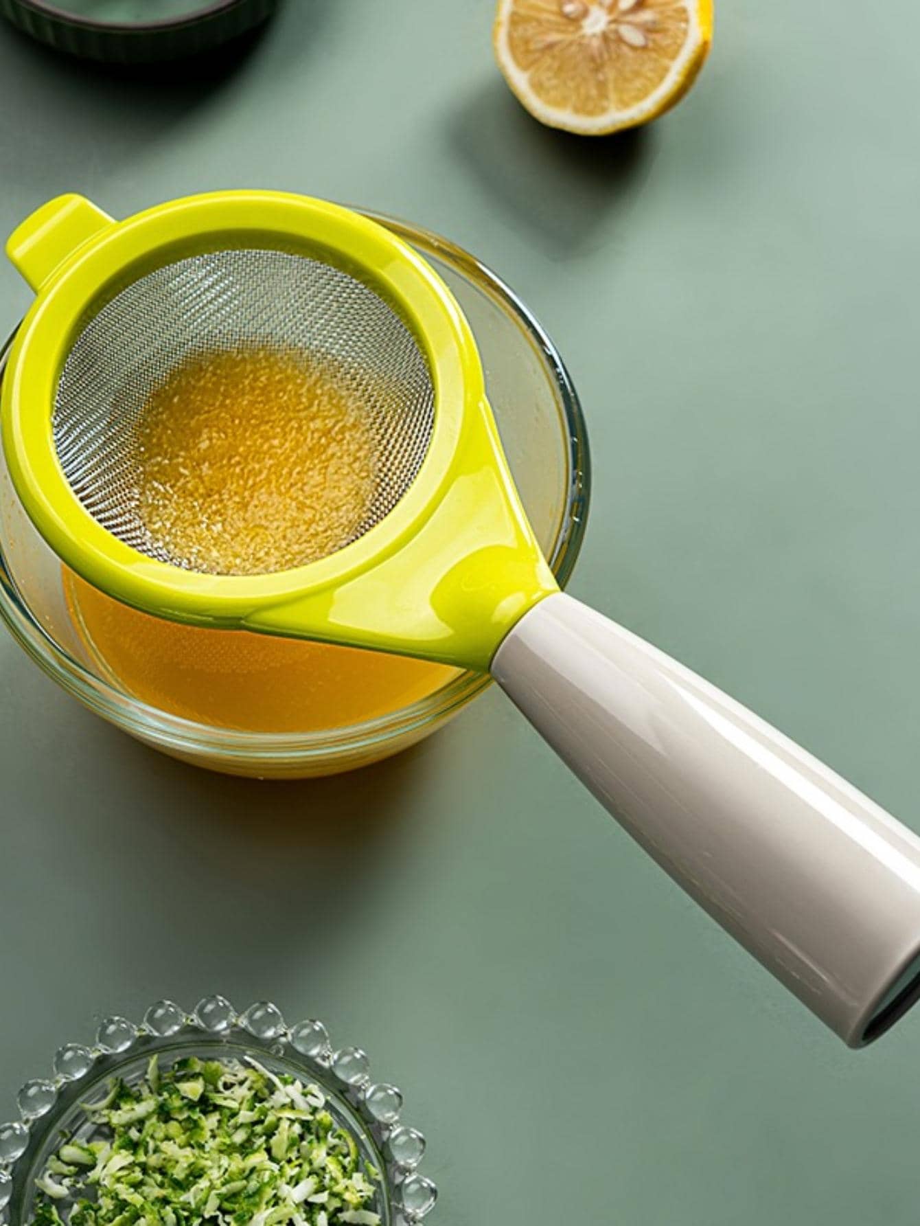 Stainless Steel Fine Mesh Strainer for Kitchen Colander Skimmer with ...