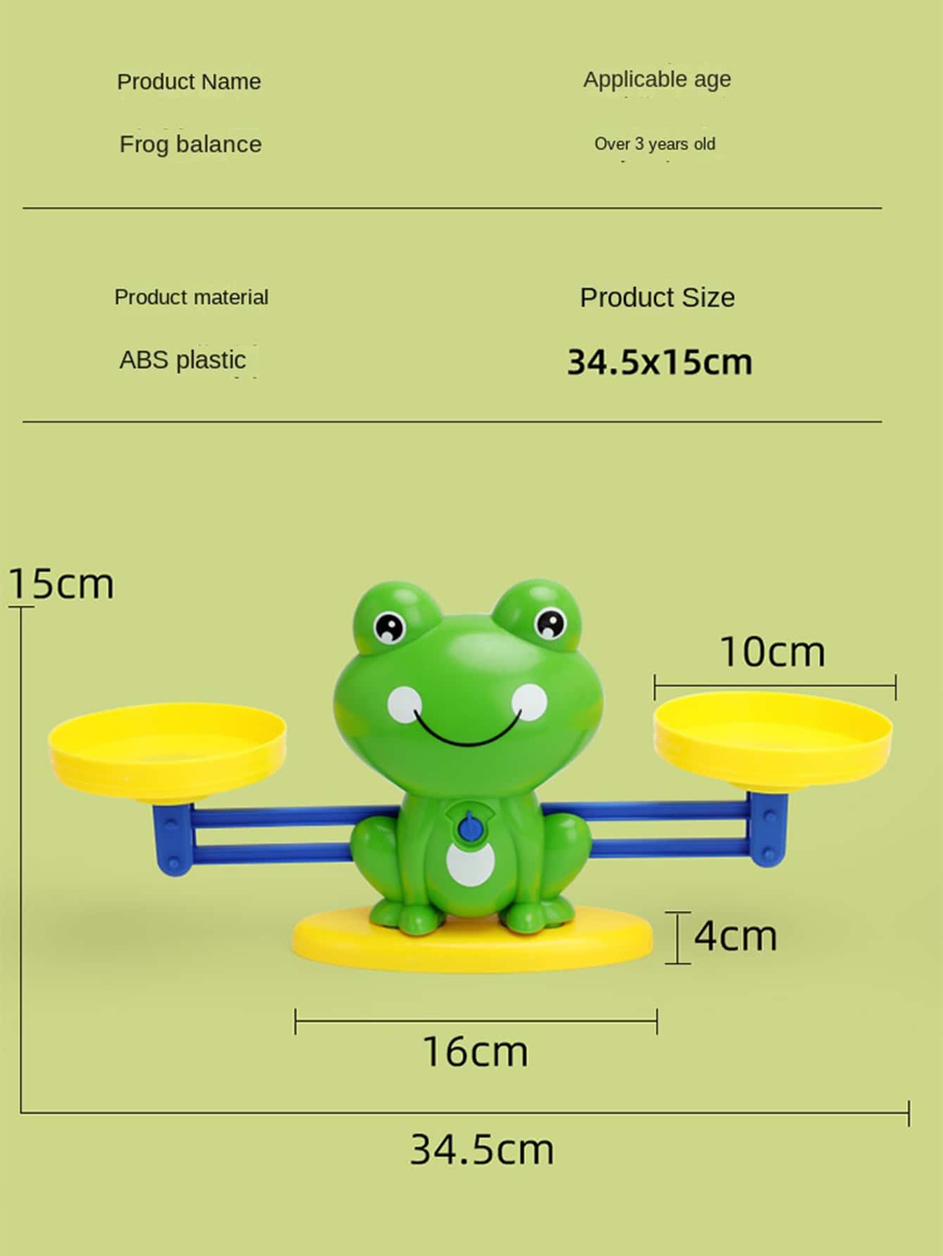 Frog Scale Children's Early Mathematical Addition Subtraction ...