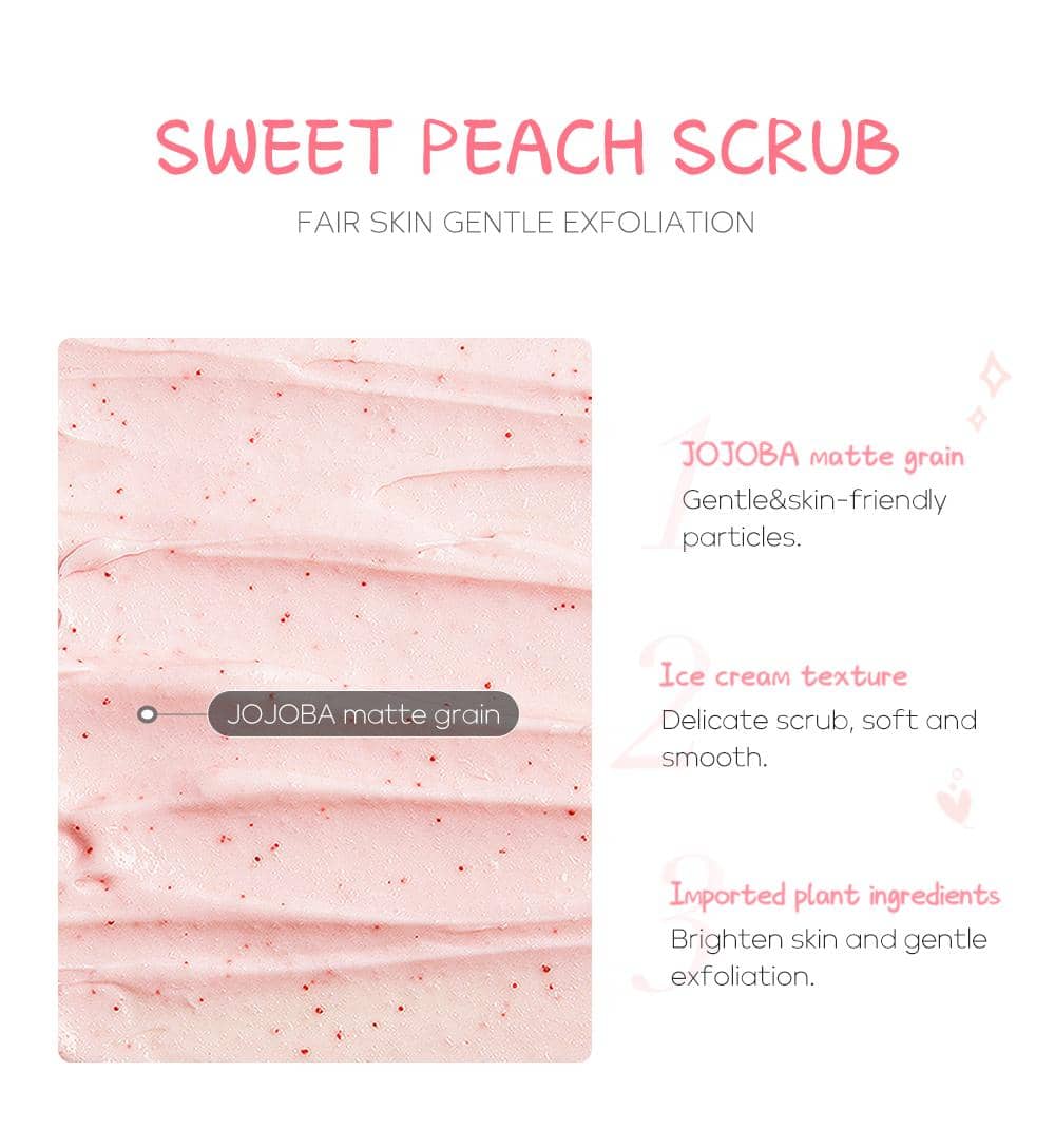 1pc Peach Scented Body Scrub (individual Package) | SHEIN USA
