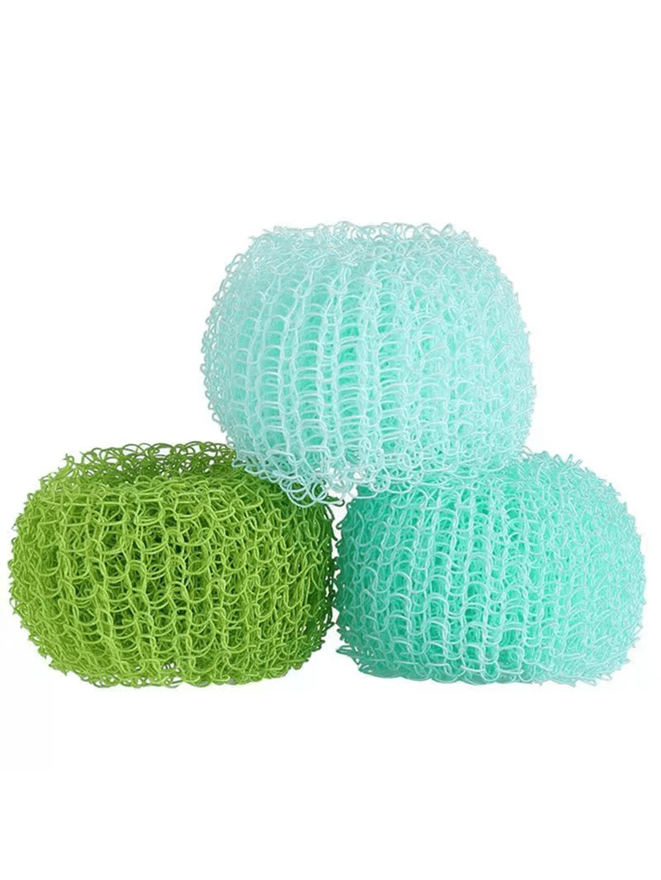 Three Scouring Sponges balls For Washing | SHEIN USA
