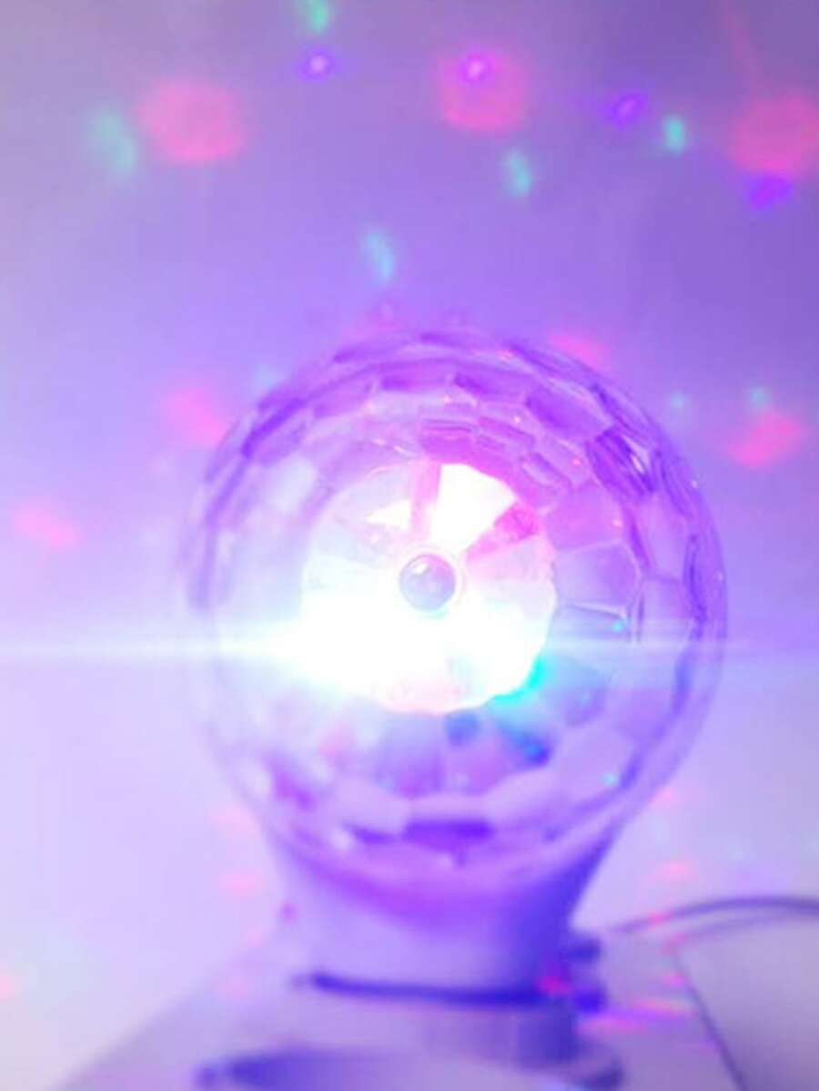 Dual-Head Magic Ball Light LED Bi-Directional RGB Crystal Magic Ball ...