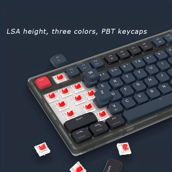 Ajazz 80% Keyboard Layout Office Mechanical Keyboard: AK832 83-key thin ...