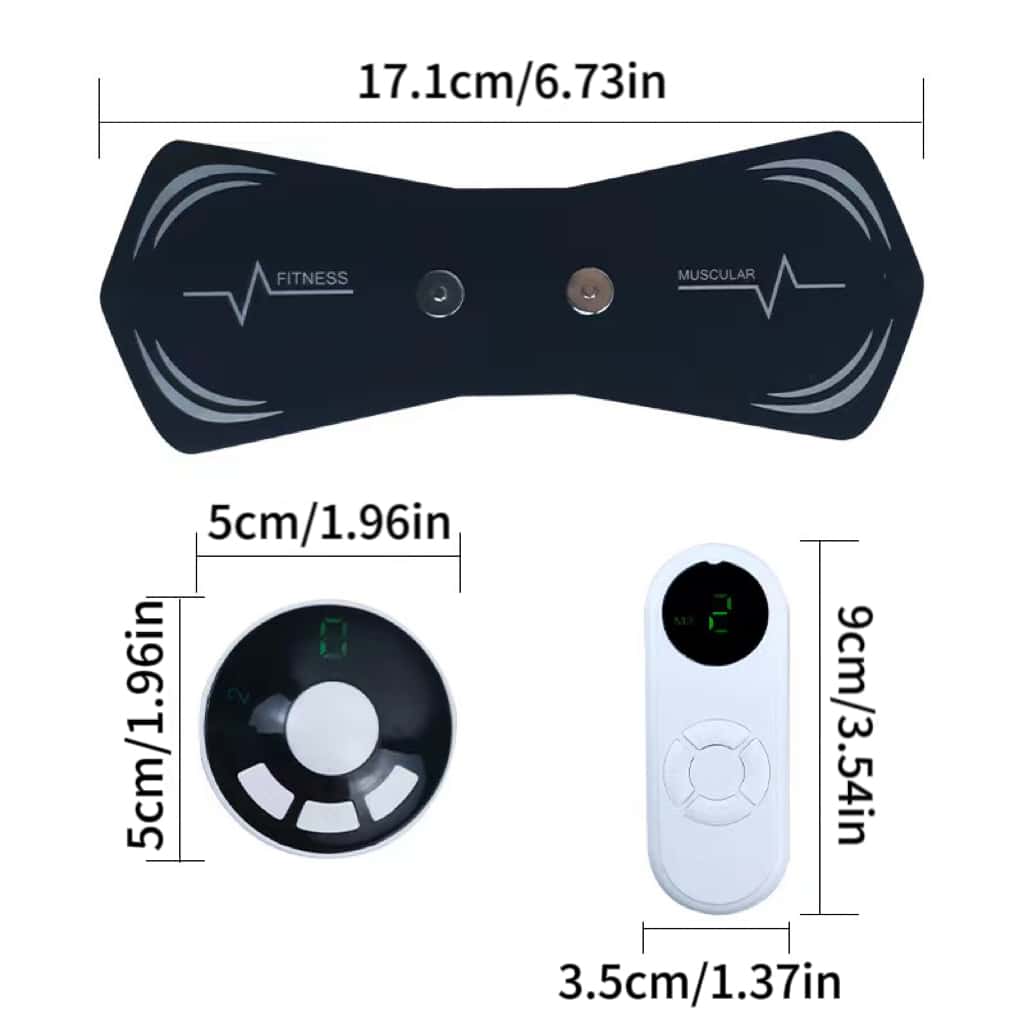 Neck Massager Lymphatic Drainage Massager Pad Portable Mini Back Massage Device For Neck