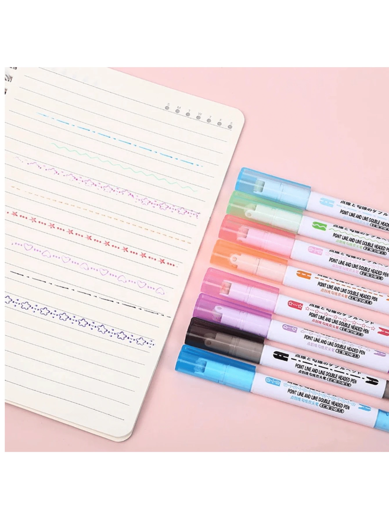 Stellar Stamp Pens 2 Packs Of 6 Pieces | SHEIN USA