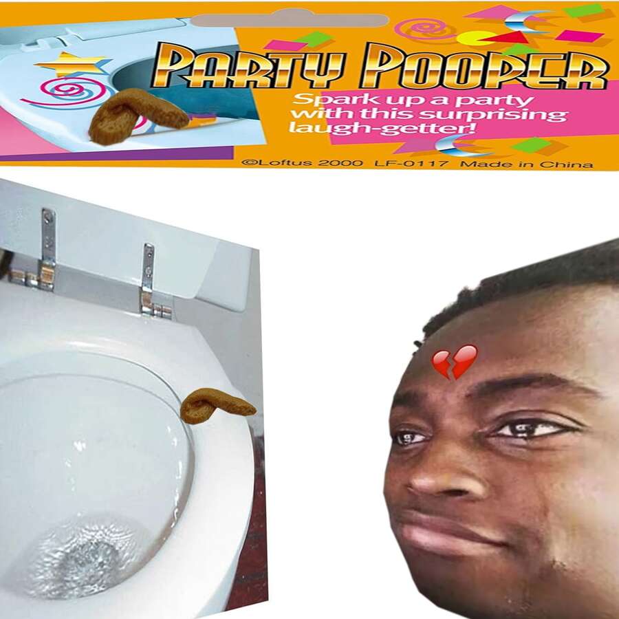 HaiWess 1 Pc Novelty Toy Funny Joke Tricky Toys Mischief Turd Gag Gift ...