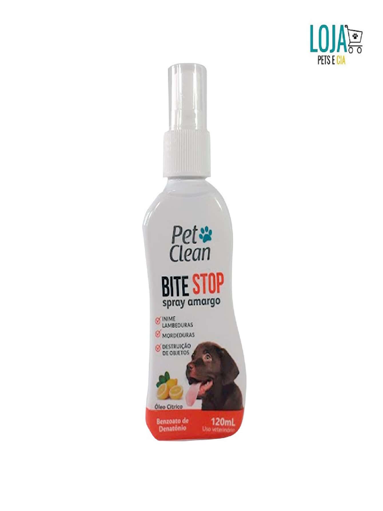 Spray Bite Stop Pet Clean: Evite mordeduras, lambeduras e destruição de ...