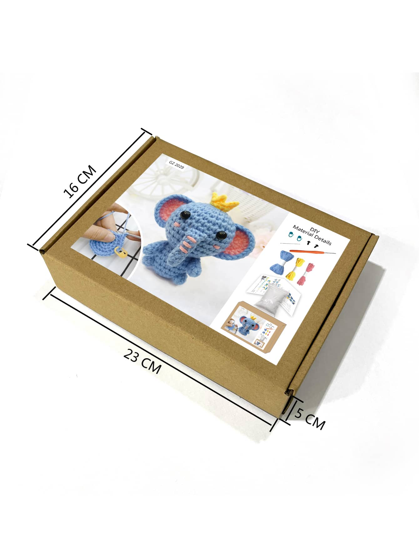 Diy Woven Blue Elephant Craft Kit | SHEIN USA