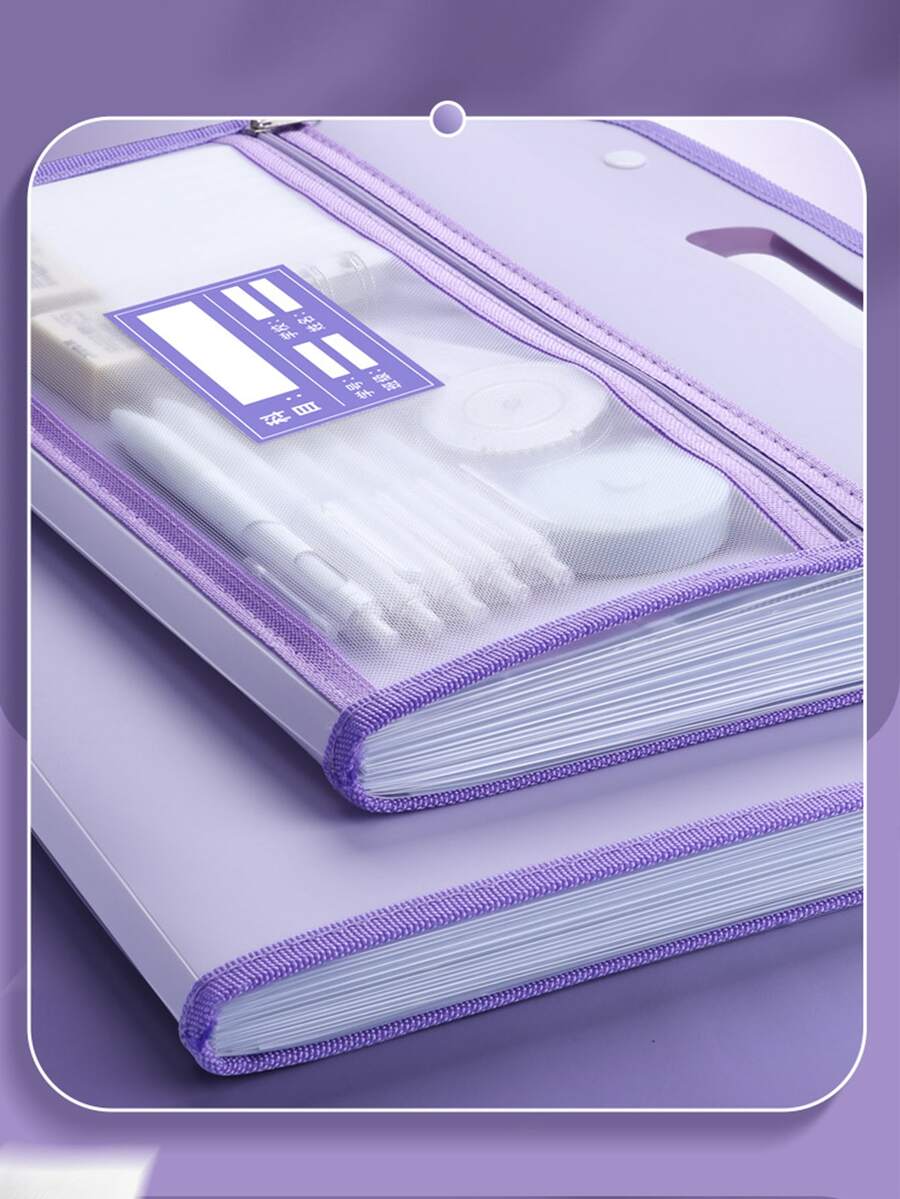 A4 File Folder Organizer Accordion Bag, Handheld And Multilayered With ...