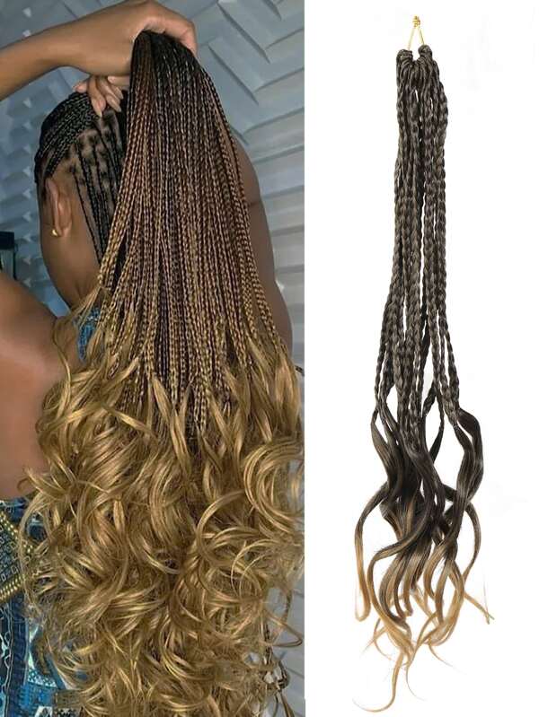 French Curl Crochet Braids 20 Inch Braids1Pack 16 Braids Crochet Hair ...