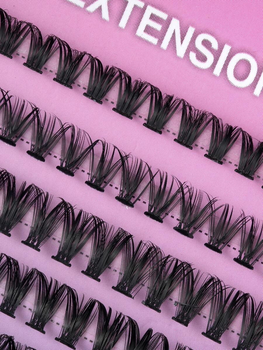 10 Packs 3d Effect Natural Voluminous And Soft Clustered False Eyelashes For Diy Eyelash