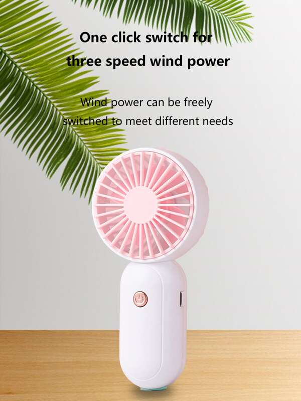 1pc Portable USB Rechargeable Handheld Mini Fan | SHEIN USA