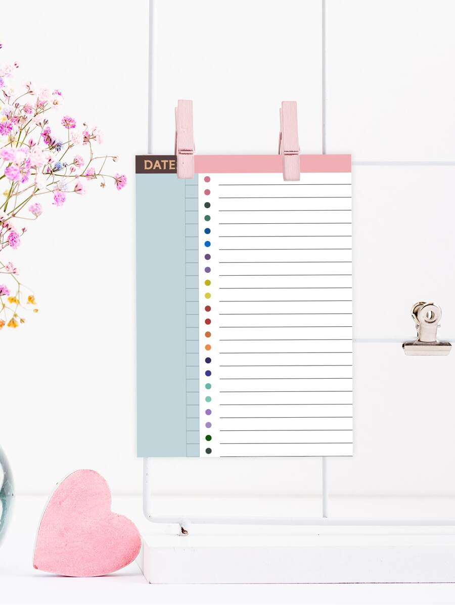 To Do List Notepad-Undated Task Check Lists with Hourly Schedule ...