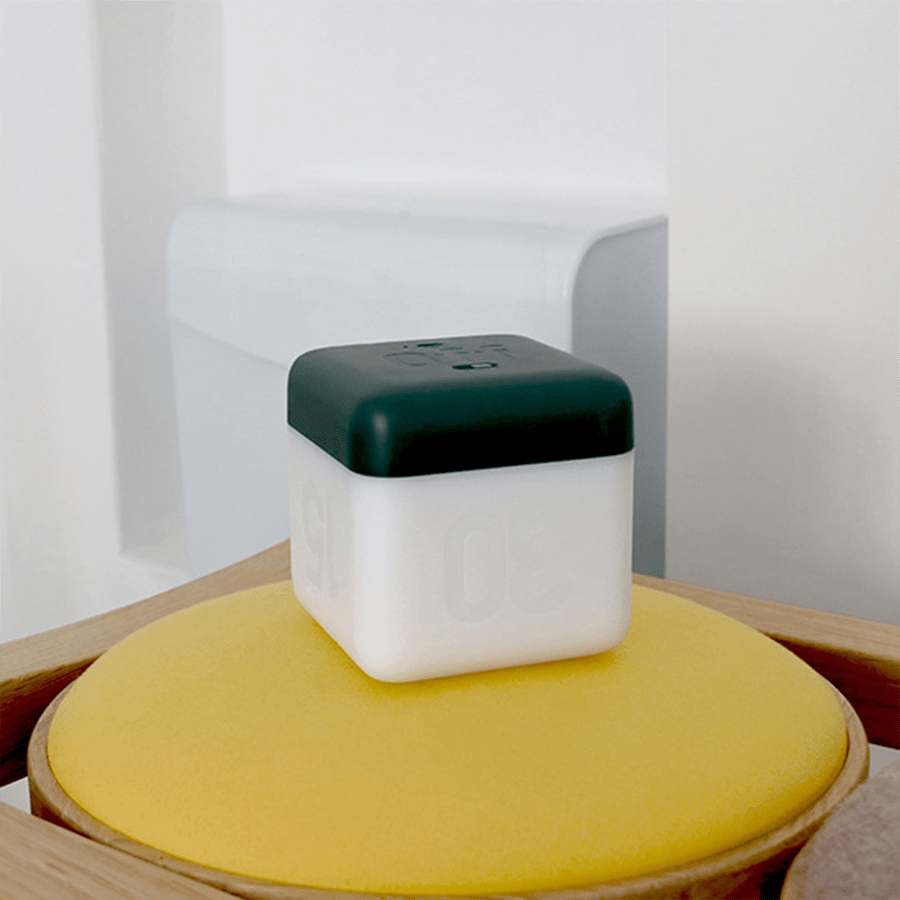 1pc Standard Red Hbk Fun Abs Flip Moveable Timer Night Light With Led ...