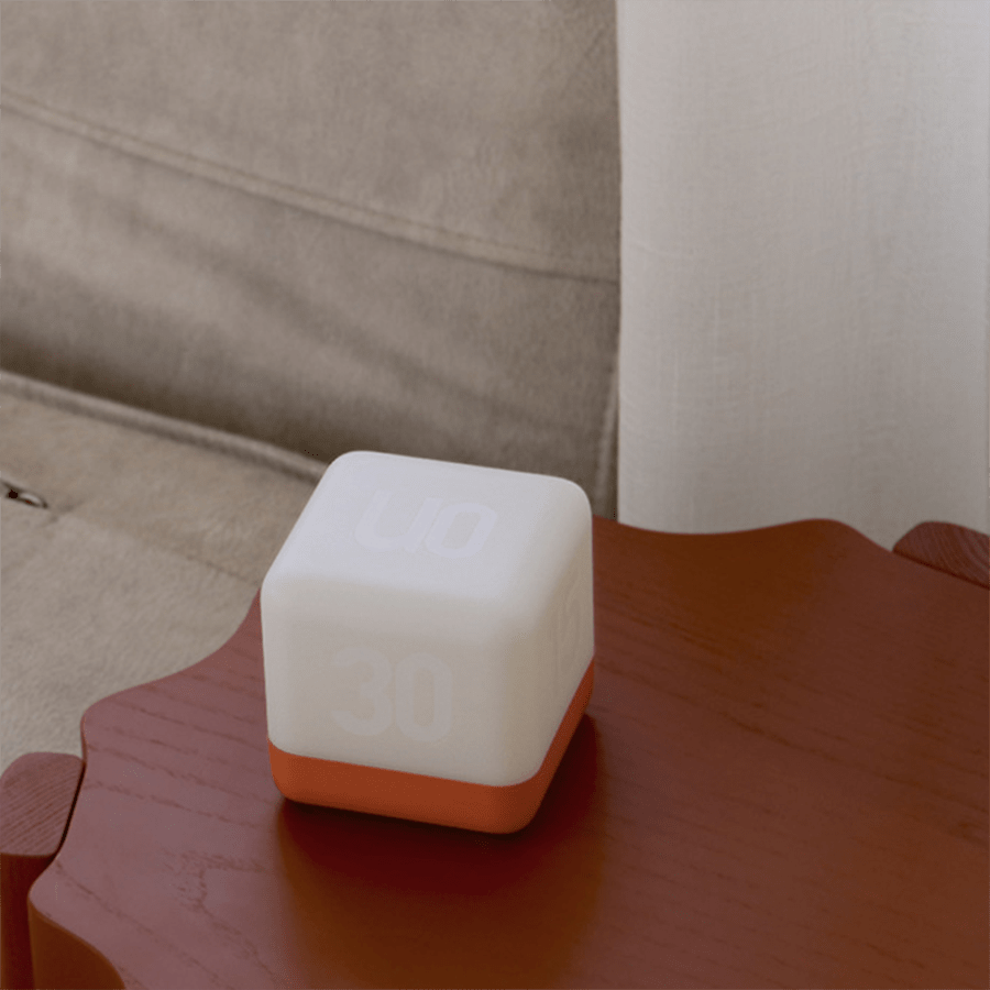 1pc Standard Red Hbk Fun Abs Flip Moveable Timer Night Light With Led ...