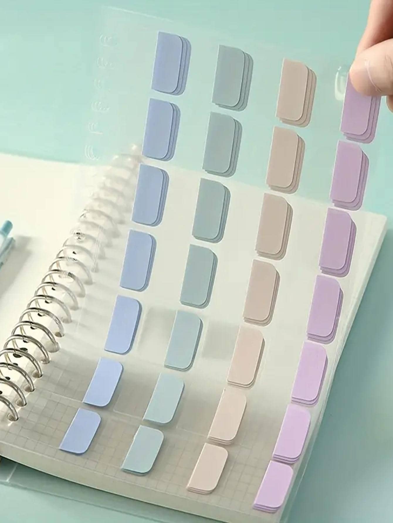 4 Sheets Colorful Index Tabs For Students Classification Tab Sticker ...