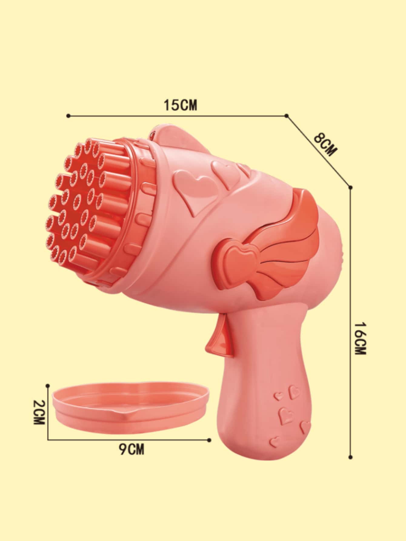 26 Holes Handheld Electric Bubble Gun Toy For Kids, Boys And Girls ...