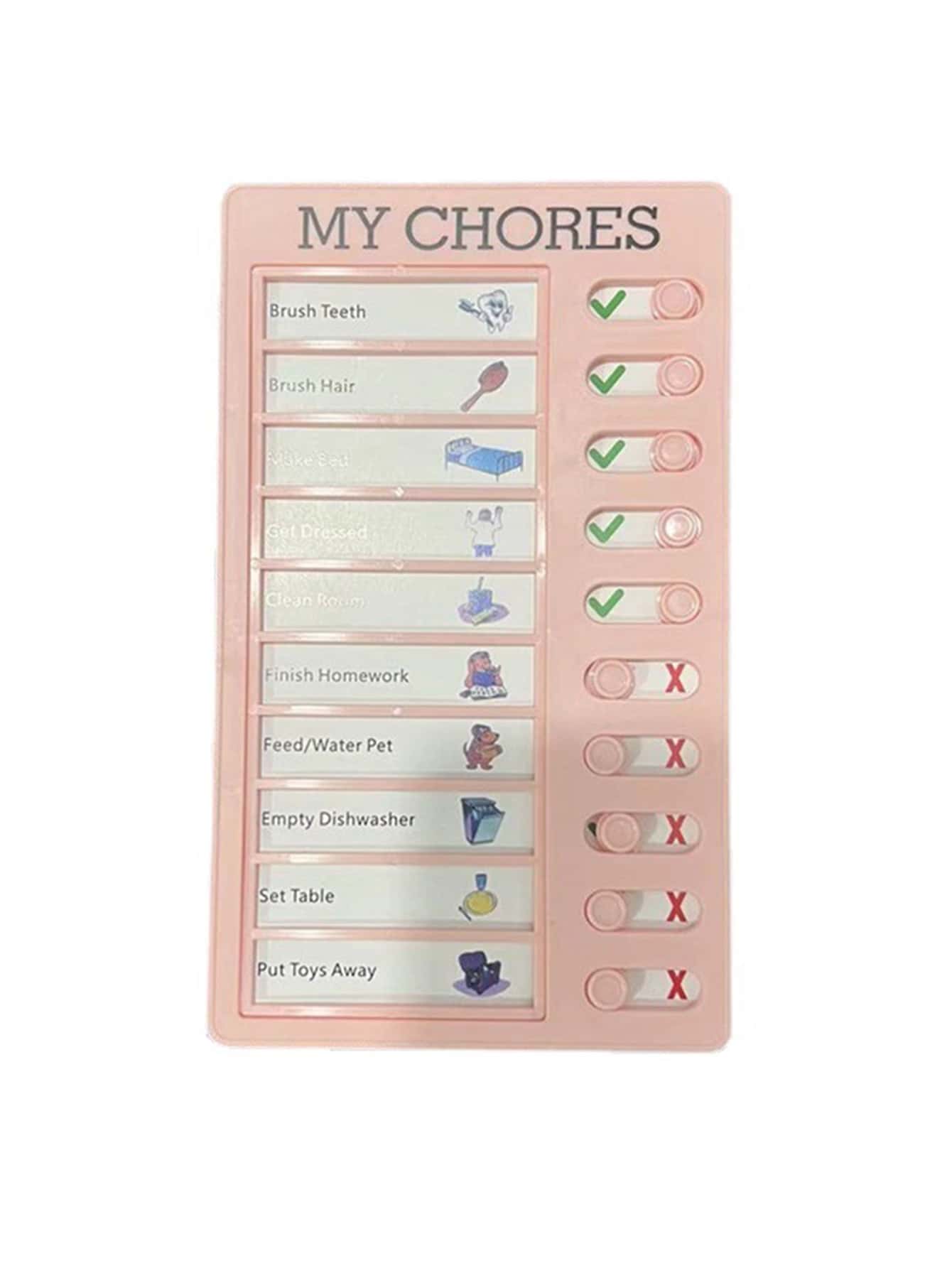 Daily Task Planning Board Detachable Chores Checklist Board Wall ...