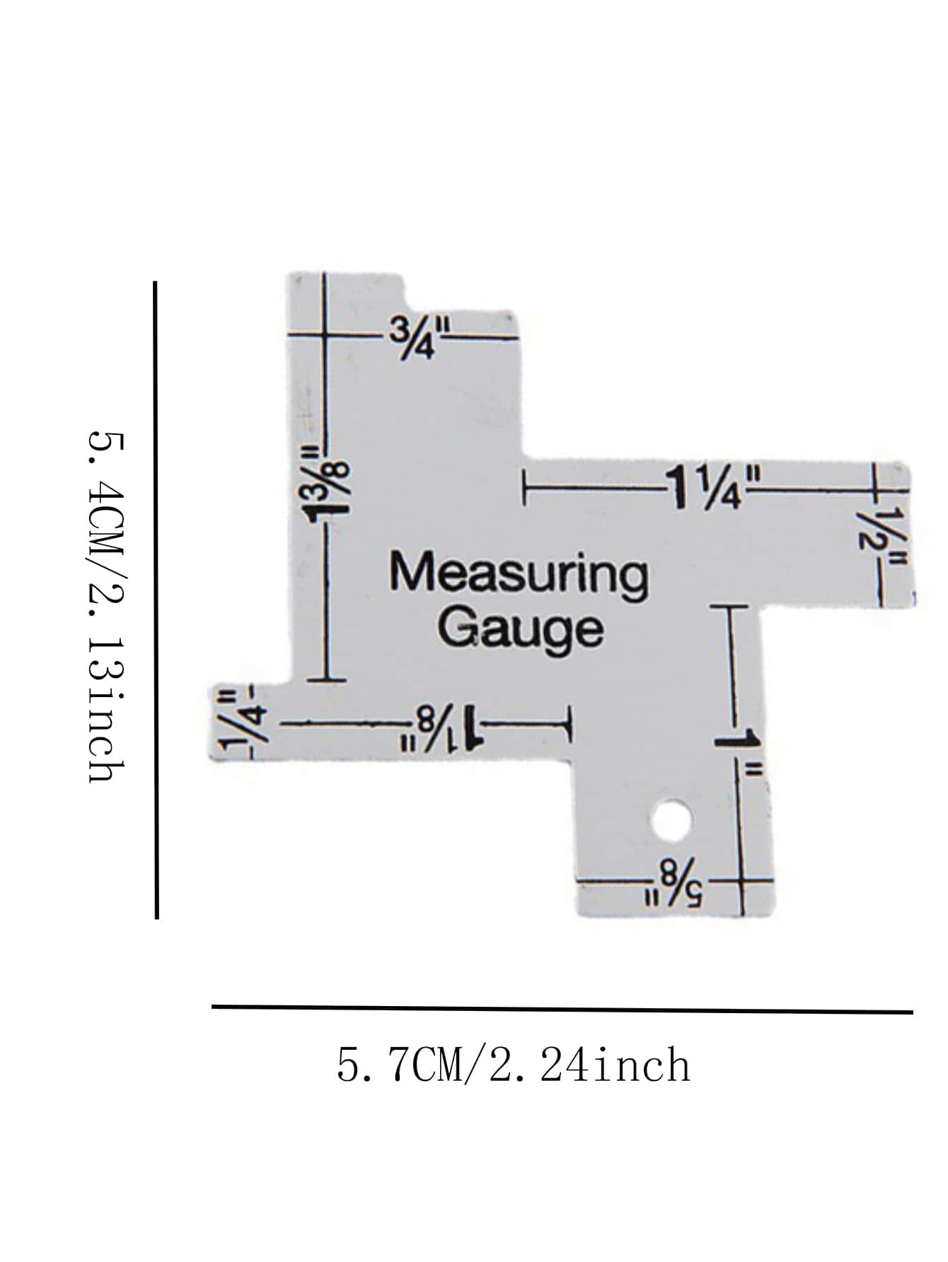 1 st. Metall Lapptäcke Linjal Kviltning Skräddare Linjal Precision ...