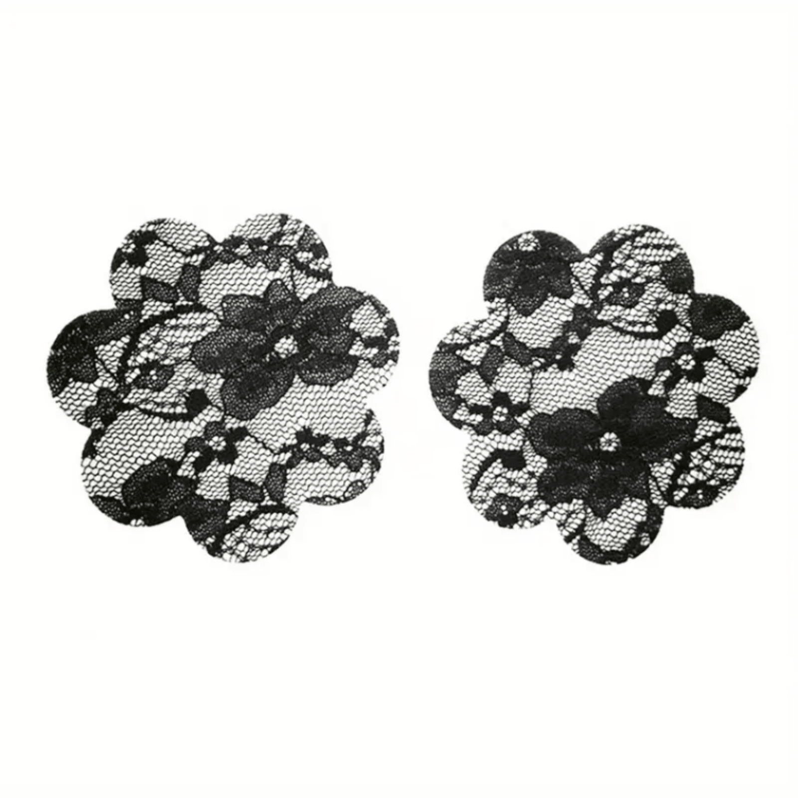 Ensemble De Lingerie Sexy Accessoire : Noir En Dentelle Cache-tétons ...