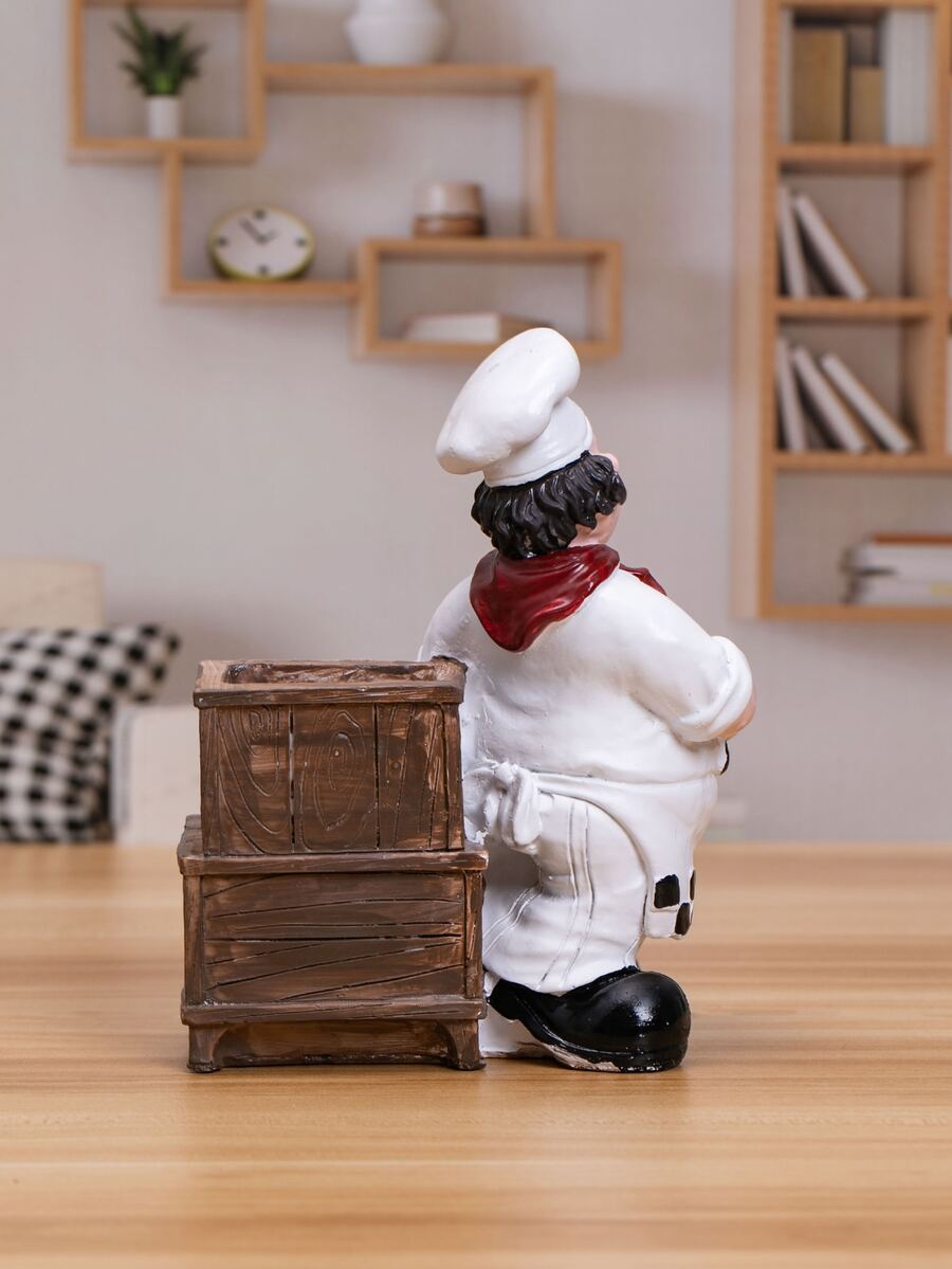1pc Resin Chef Home Decor Figurine | SHEIN USA