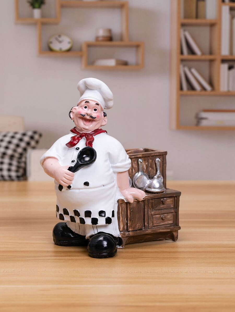 1pc Resin Chef Home Decor Figurine | SHEIN USA
