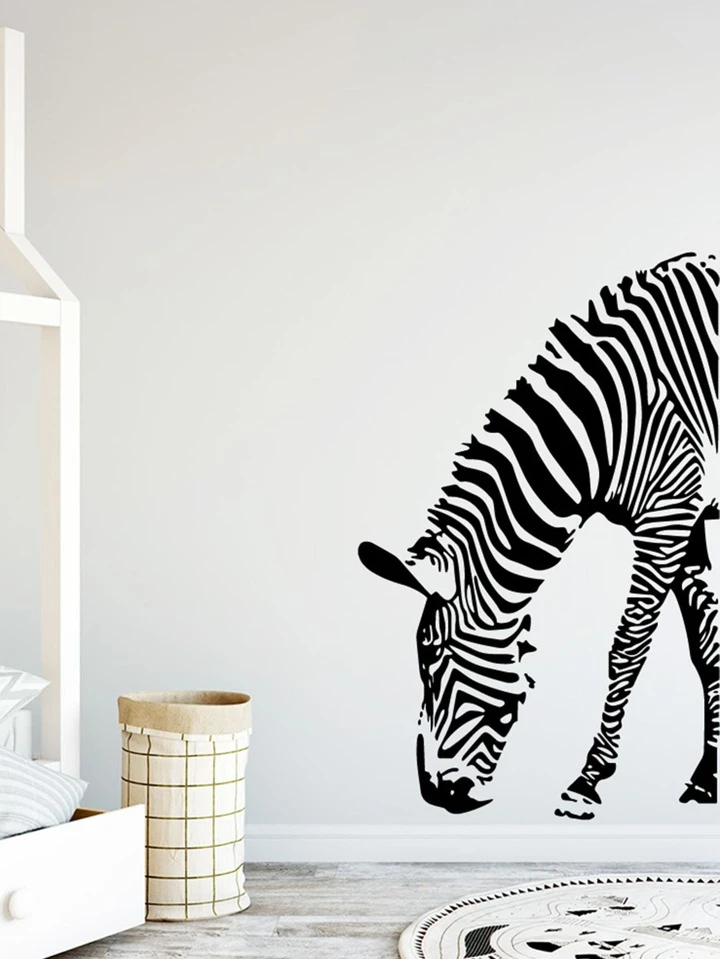 Zebra Pattern On Wall Painting
