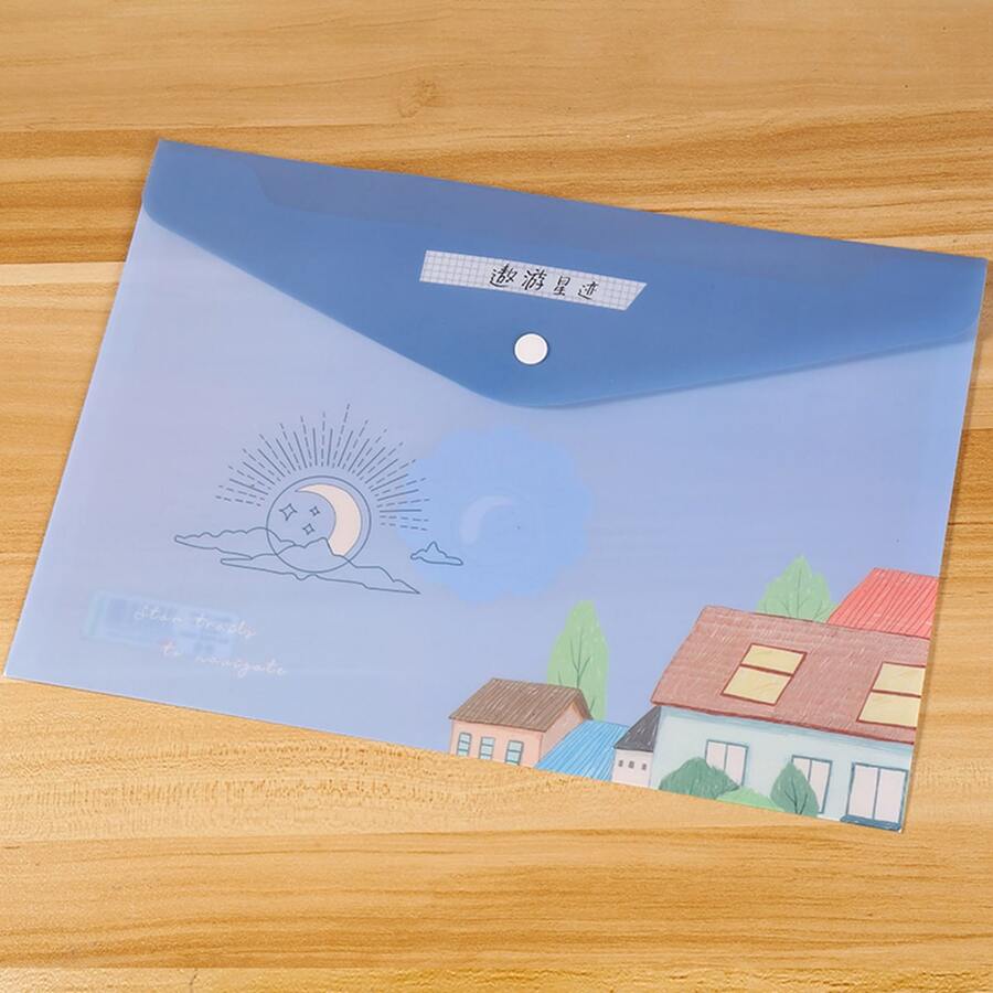 A4 Plastic Envelope File Bags - Perfect For Office Data Storage ...